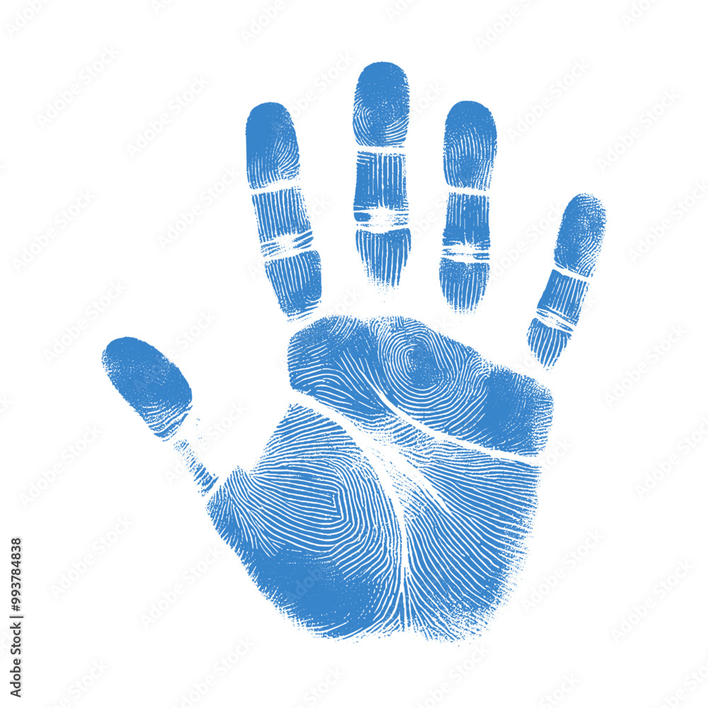 human handprint vector , The handprint should look realistic vector ...