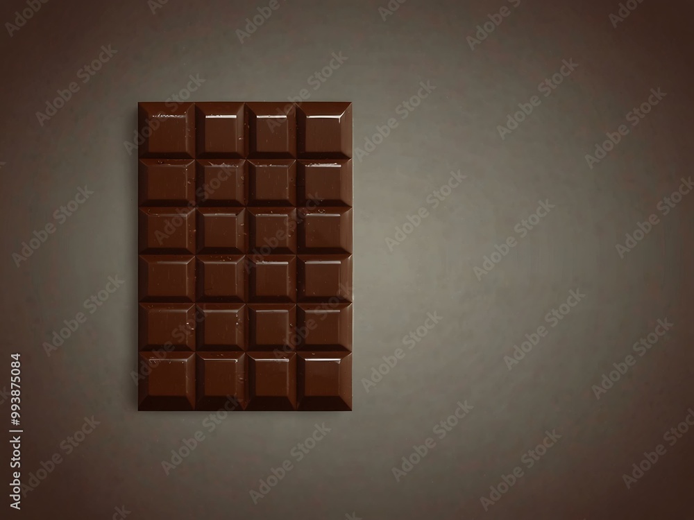 Isolated 8-bit pixel art of a brown chocolate bar, divided into nine ...