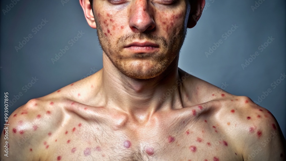 Close-up Images of Skin Conditions Featuring Bumps and Boils on the ...