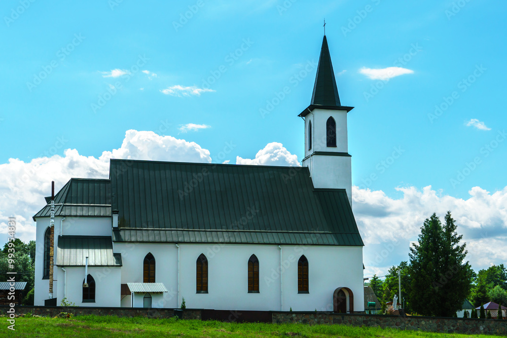 The old building of the Catholic Church. The building has a cultural ...