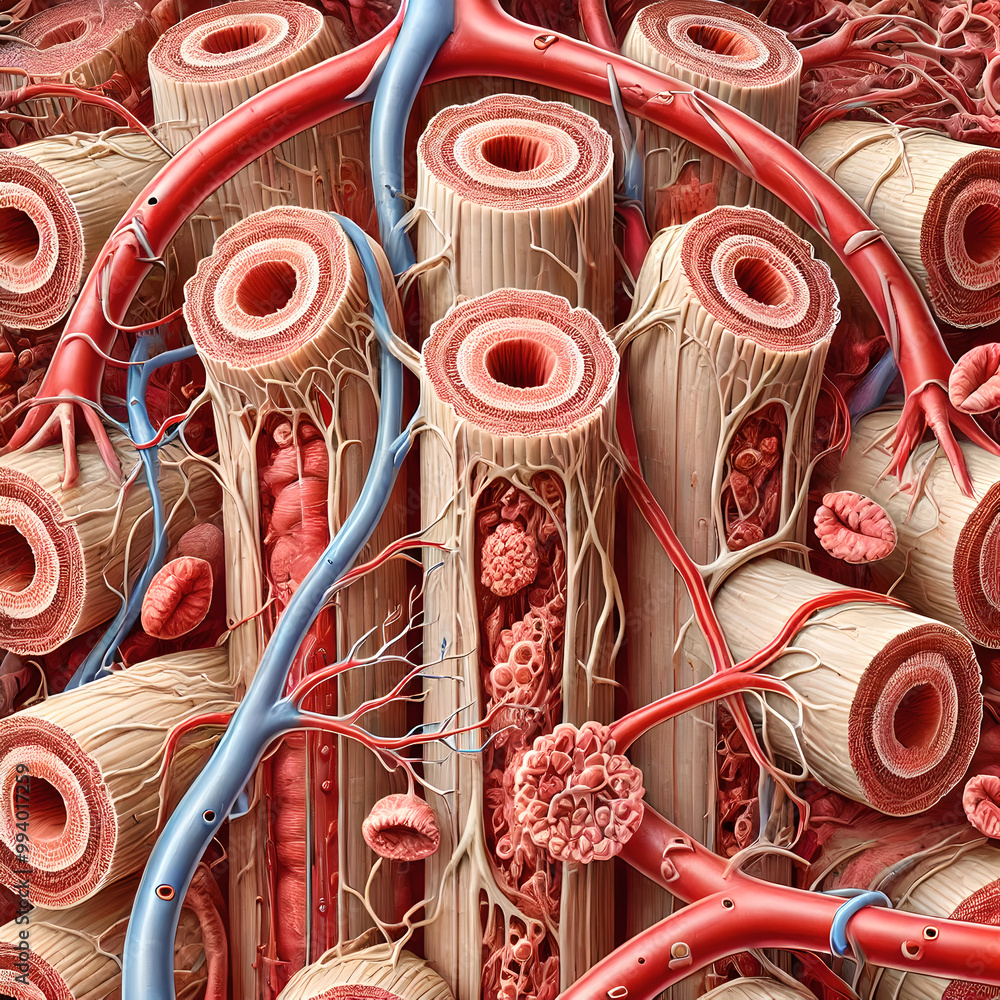 Structure of capillaries, their role in connecting arteries and veins ...