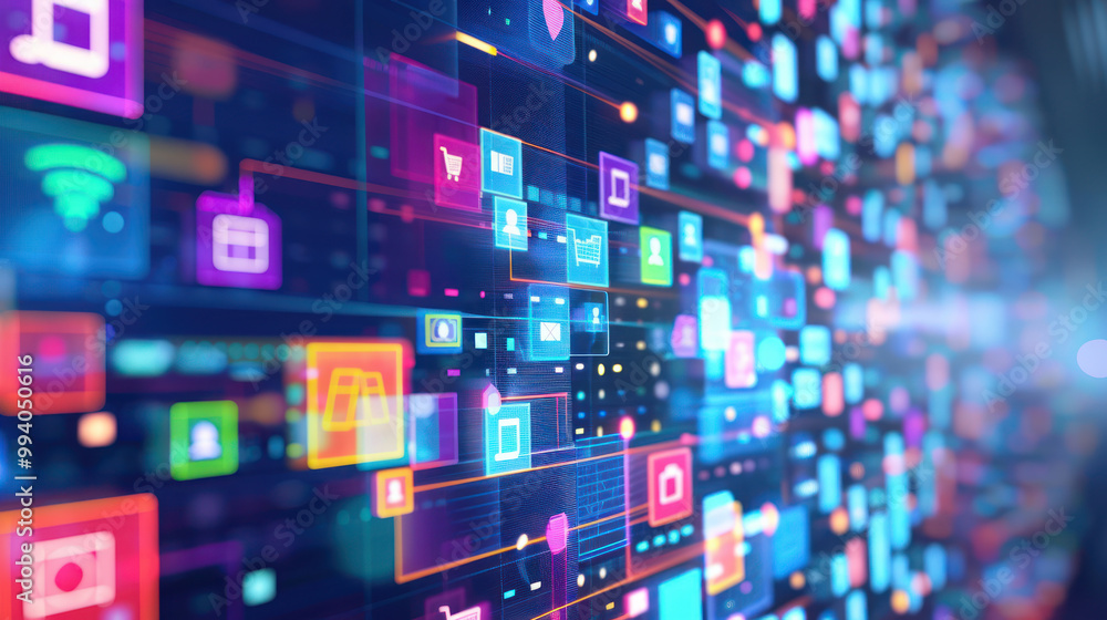 A digital platform showcasing popular software applications, from ...