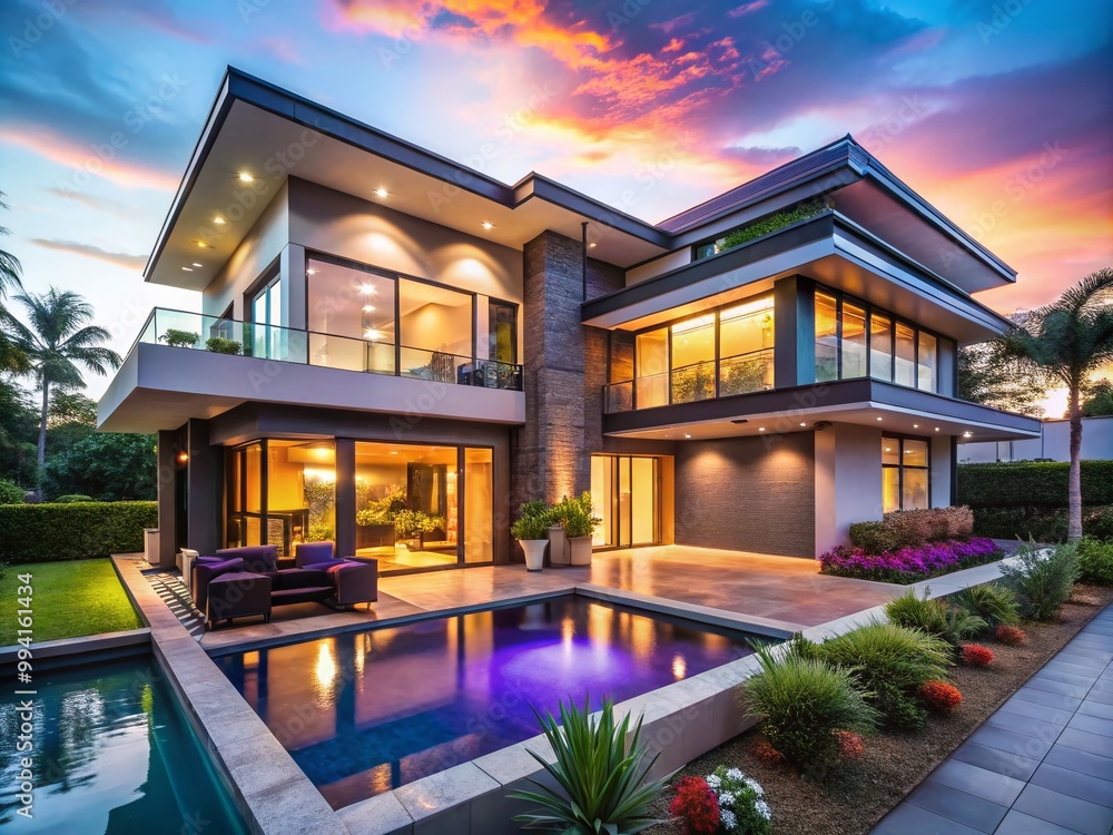 Elegant Modern Luxury House Design with Spacious Interiors and Stunning ...