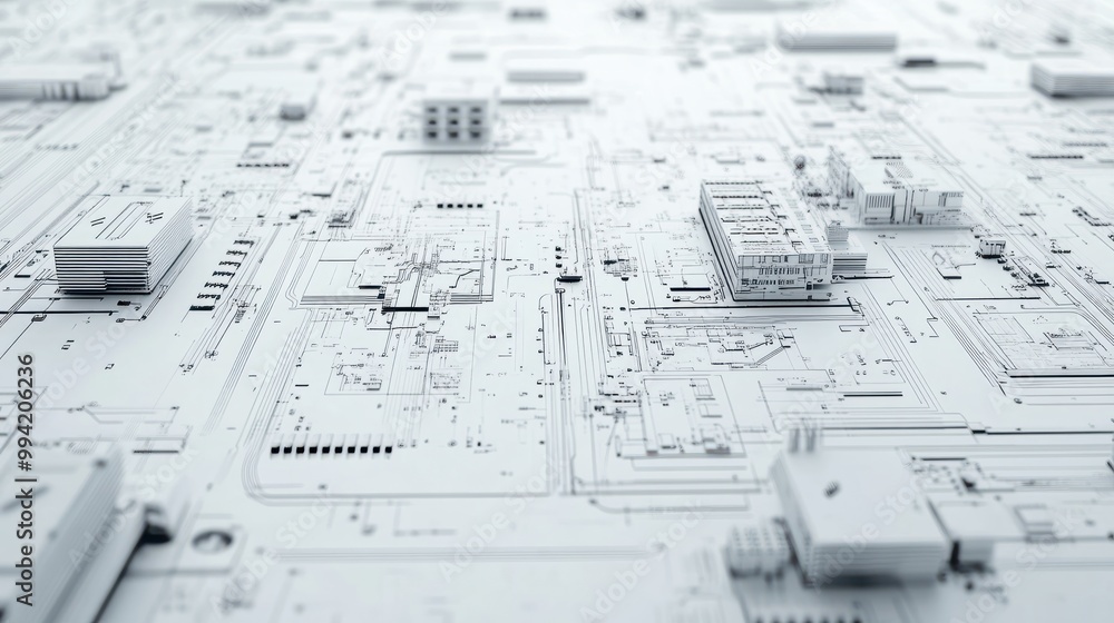 This image depicts a minimalist and abstract representation of ...