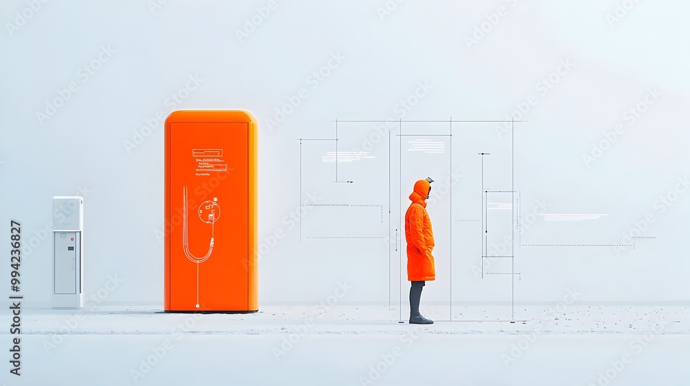 Diagram Illustrating a Designated Assembly Point Outside a Building ...