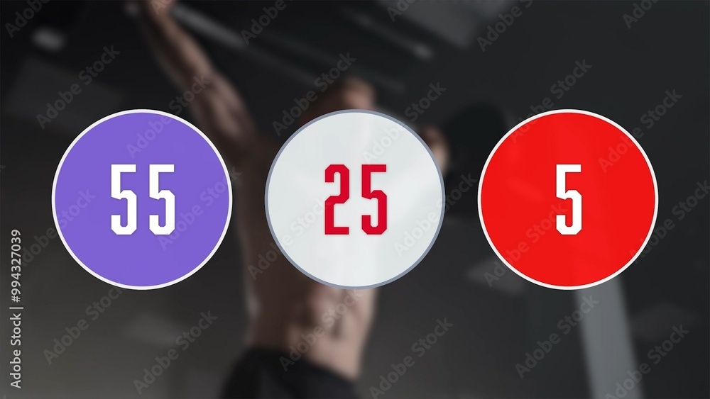 Simple 60-second Timer Countdown Infographic Stock Template | Adobe Stock