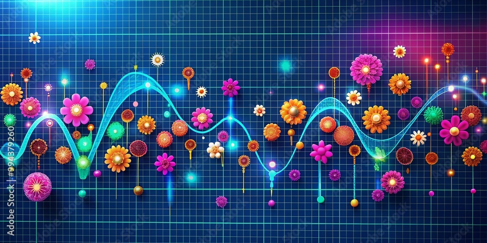 Period Cycle Graph Illustrating Menstrual Cycle Phases, Hormonal ...