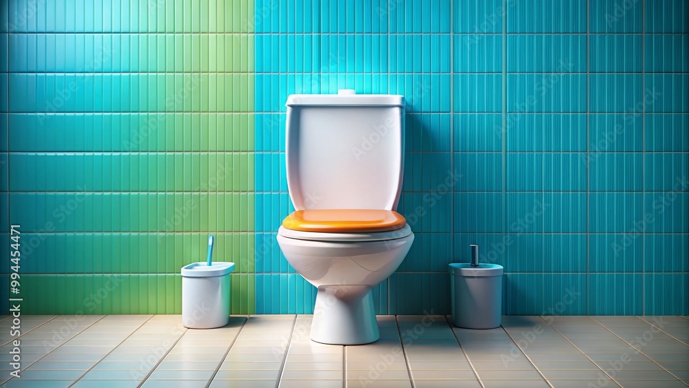 Simple and Modern Toilet Flush Icon Design for Bathroom Facilities and ...