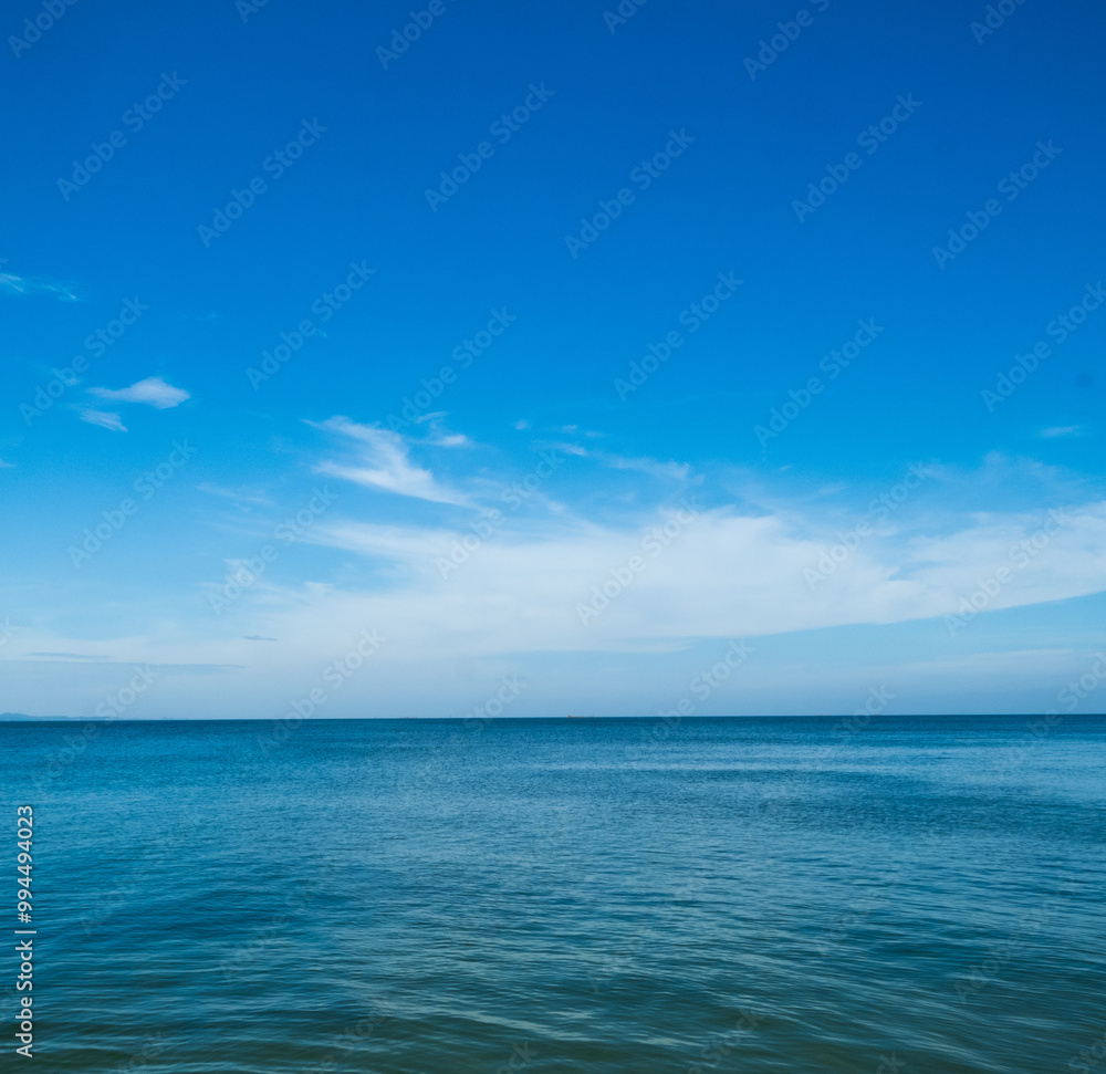 Landscape beautiful summer panorama wide horizon look viewpoint shore ...