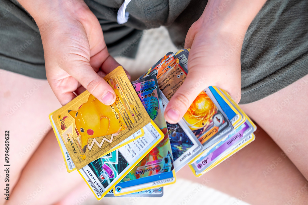 Collecting Pokemon cards, Trading Card Game, Childhood nostalgia meets ...