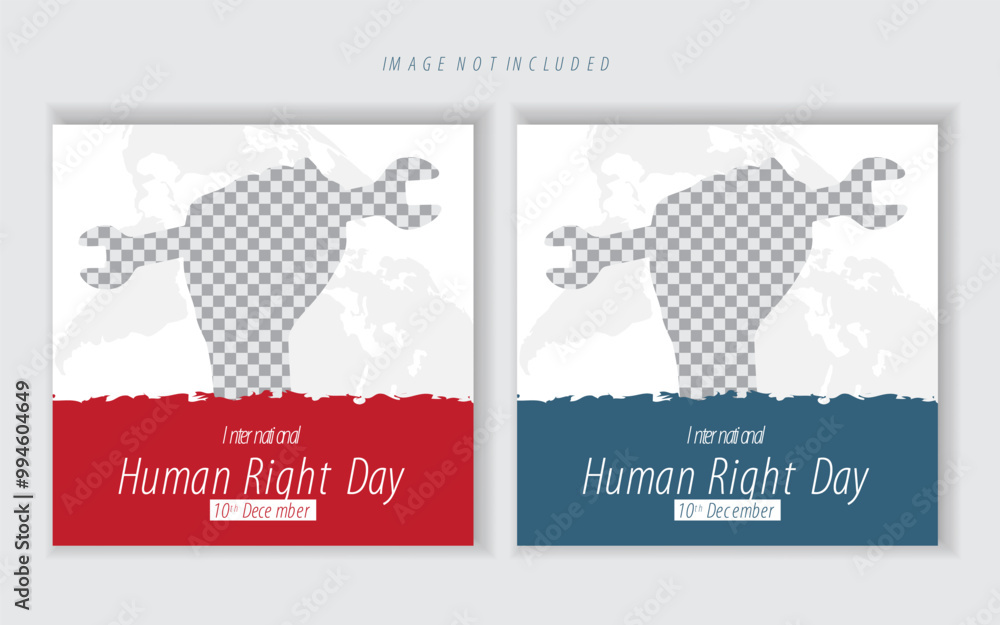 Minimal International human rights day vector Human Rights social media ...