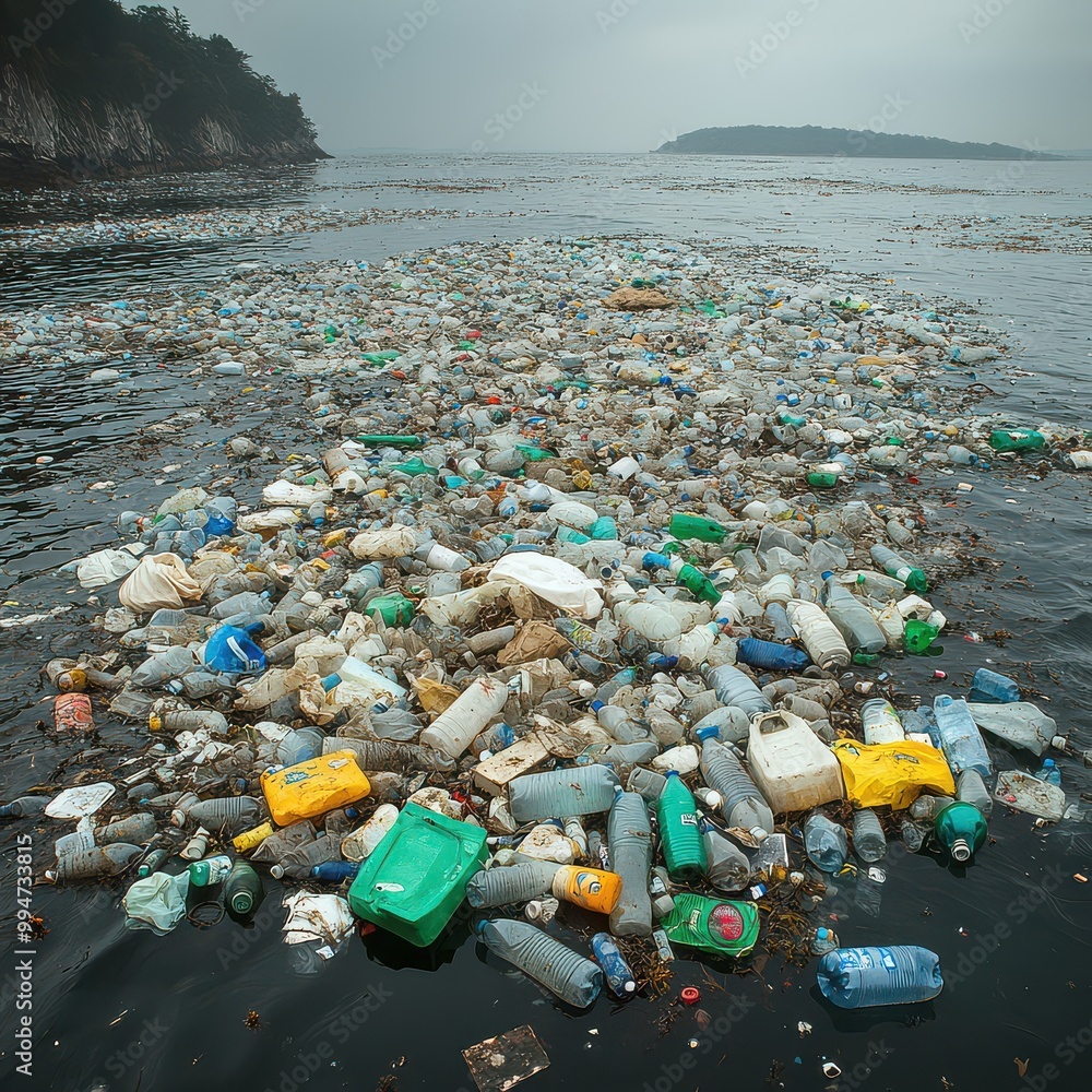 Massive Ocean Pollution: Floating Plastic Waste, Environmental Impact ...