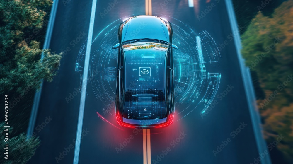 In future, Autonomous smart car will scan the road for hazards. IOT ...