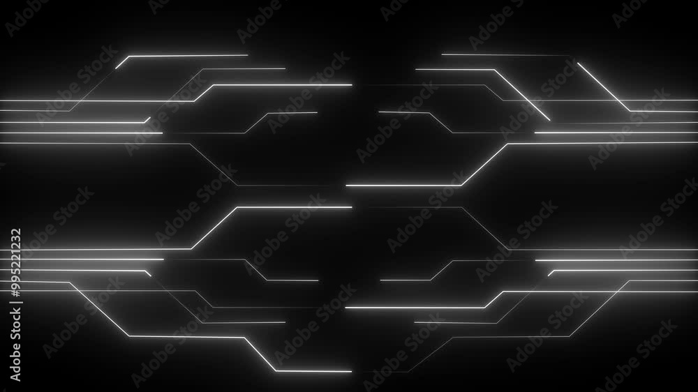 Technology background with arrow animation. direction arrow animation ...