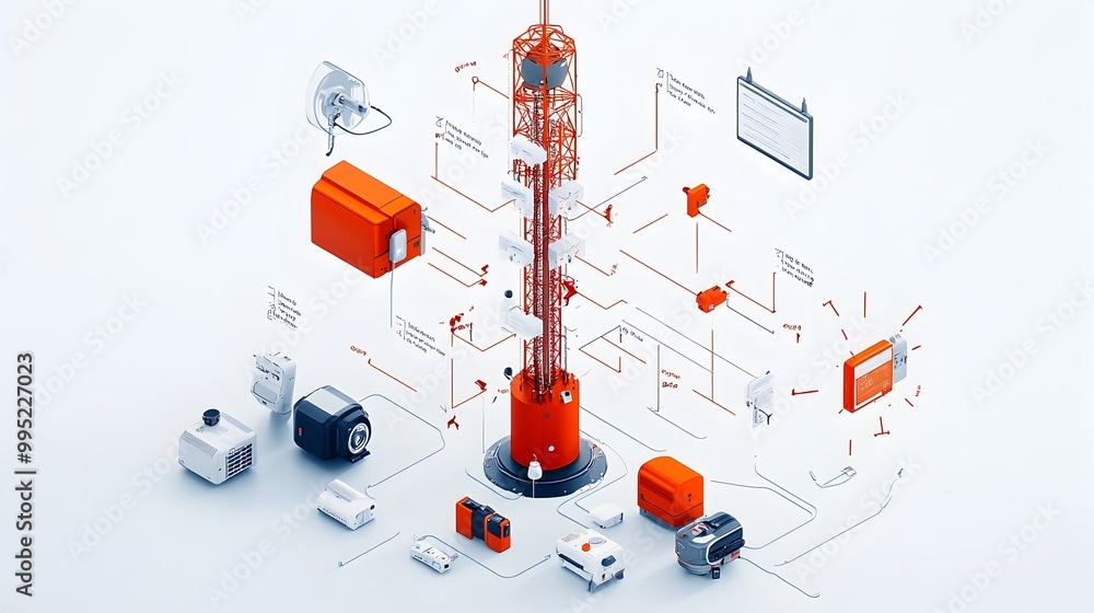 Detailed Diagram Showcasing the Principles of a Traditional Pager ...