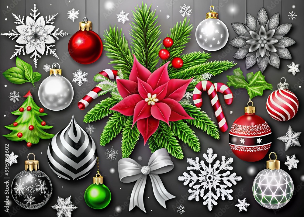 Explore our free Black and White Christmas Clip Art Collection for ...
