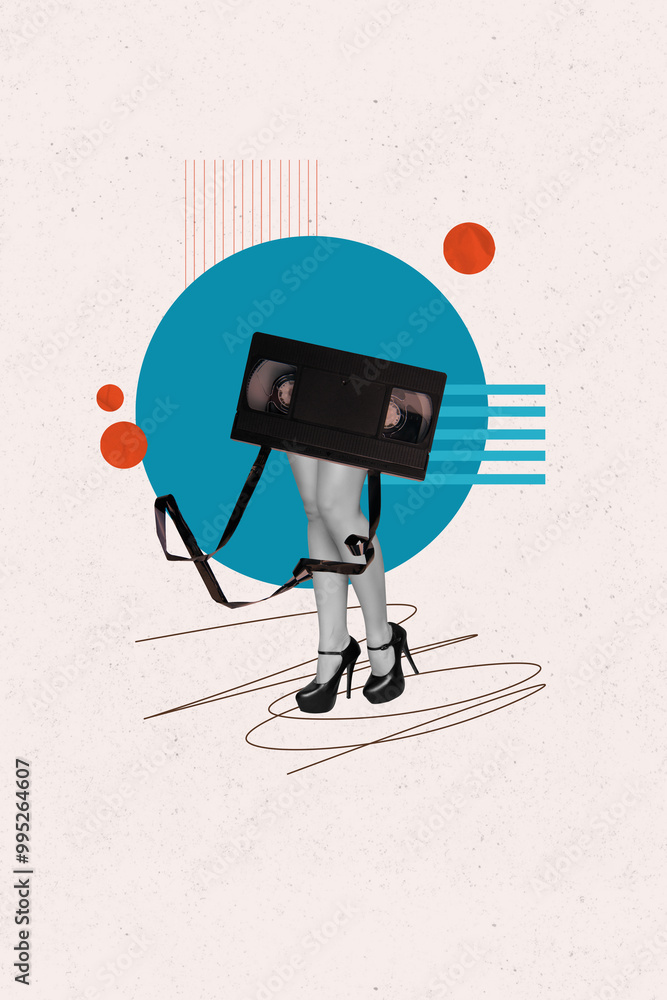 Trend artwork sketch image composite photo collage of bodyless woman ...