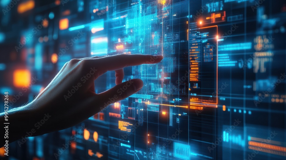 Agile software development or project management using kanban or scrum methodology boards ...