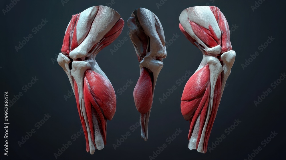 Knee paint, medicine anatomy body tibia accident, health scan treatment ...