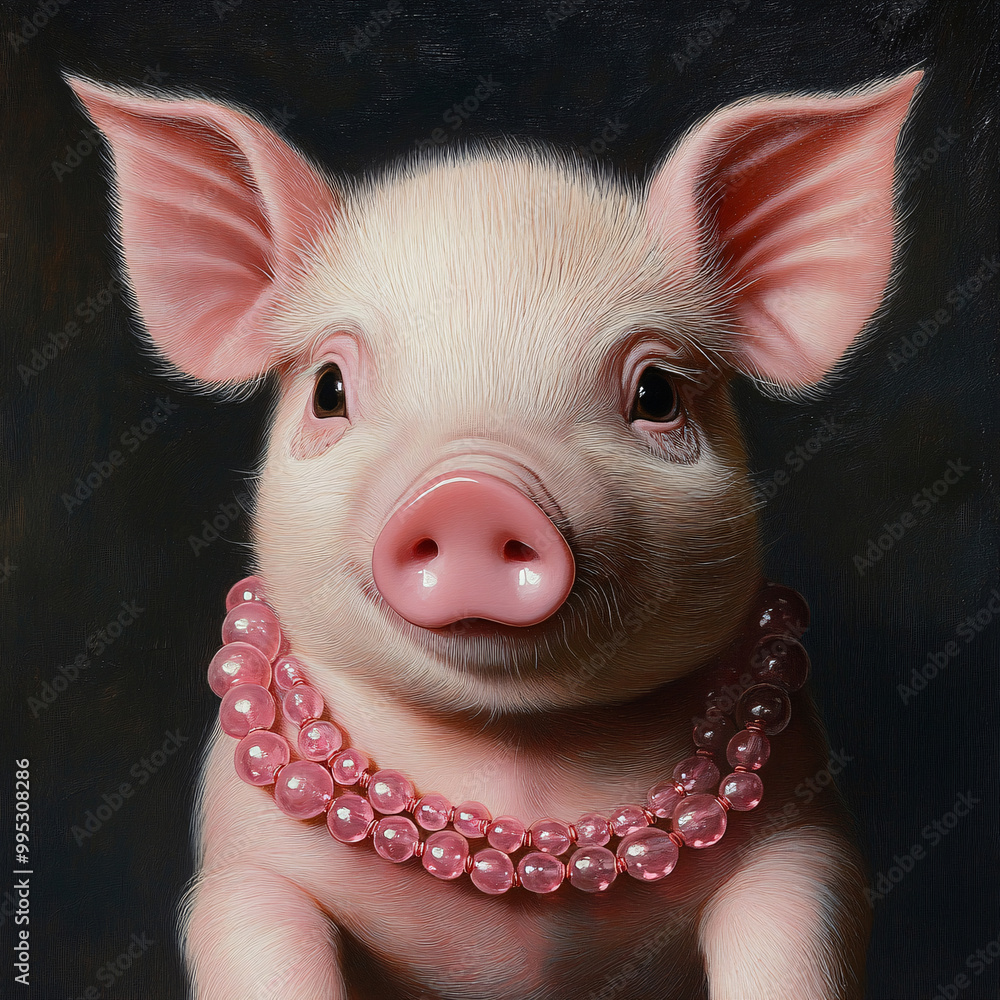 small tiny pig, Little funny minipig, Tiny pot-bellied pig mini-pig ...