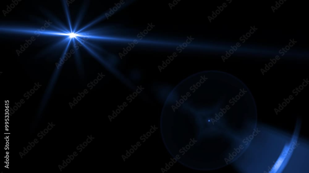 optical shine lens flares flickering rotation and light lens flares ...
