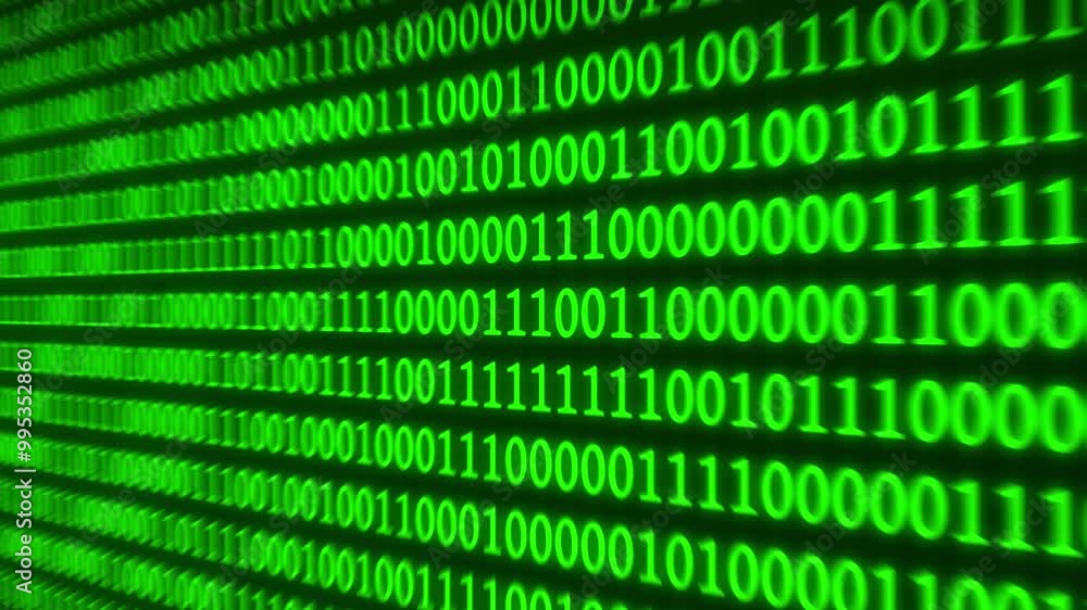 cyber Hexadecimal Computer Code Moving Animation | Dynamic Tech ...