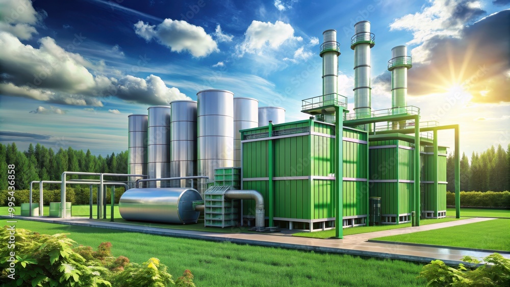 Green hydrogen factory concept with hydrogen production from renewable ...