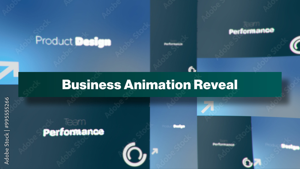 Business Animation Reveal | Multi-Resolutions and Color Control Panel ...