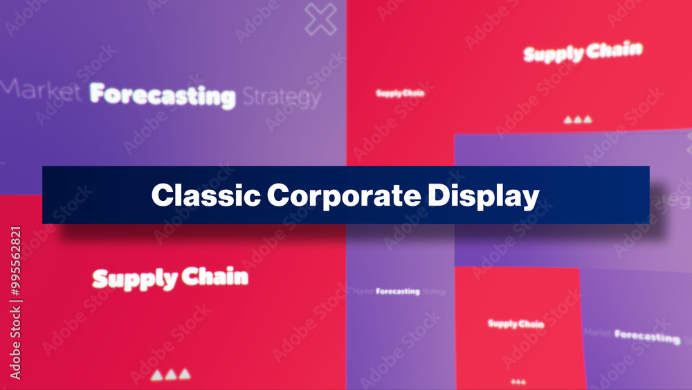 Classic Corporate Display | Multi-Resolutions and Color Control Panel ...