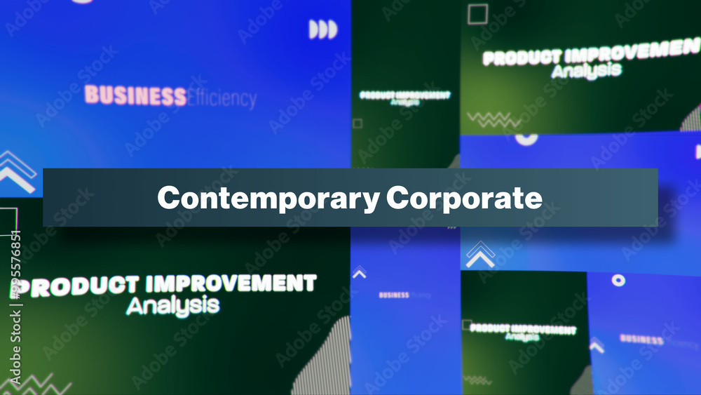 Contemporary Corporate | Multi-Resolutions and Color Control Panel ...