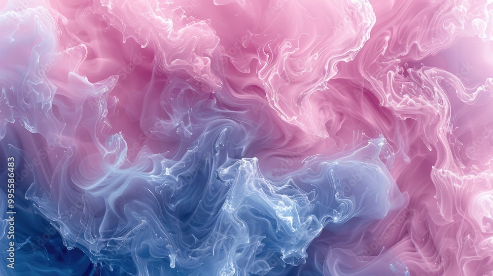 Abstract vivid color wave flowing express the energetic signal ...