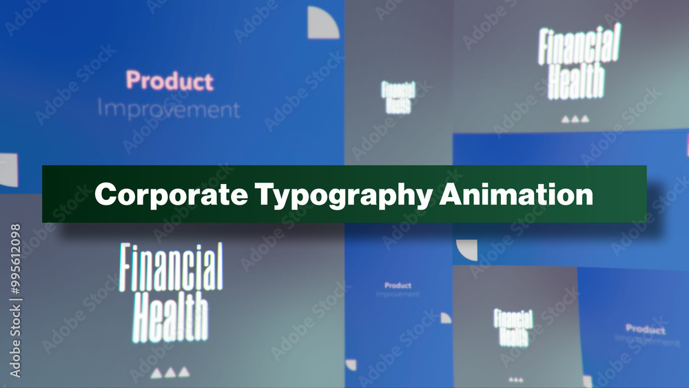 Corporate Typography Animation | Multi-Resolutions and Color Control ...