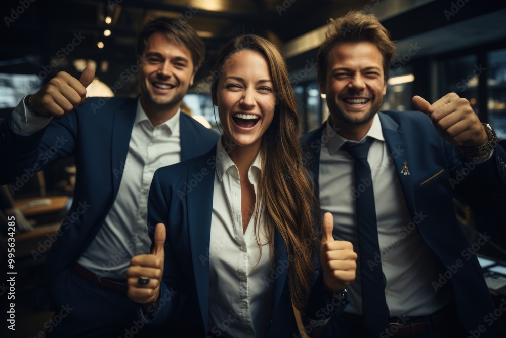 Celebrating teamwork - joy of achieving goals, accomplishing tasks with ...