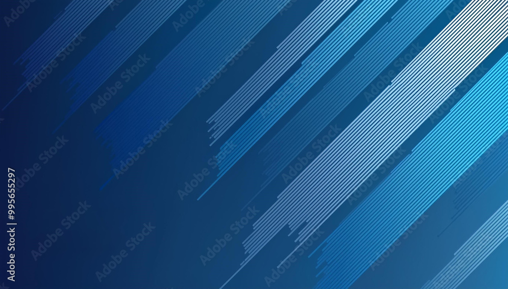 Blue background with abstract wave spiral modern element for banner ...