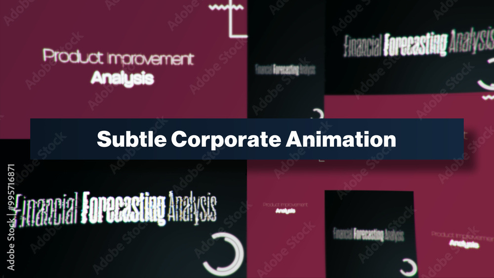 Subtle Corporate Animation | Multi-Resolutions and Color Control Panel ...