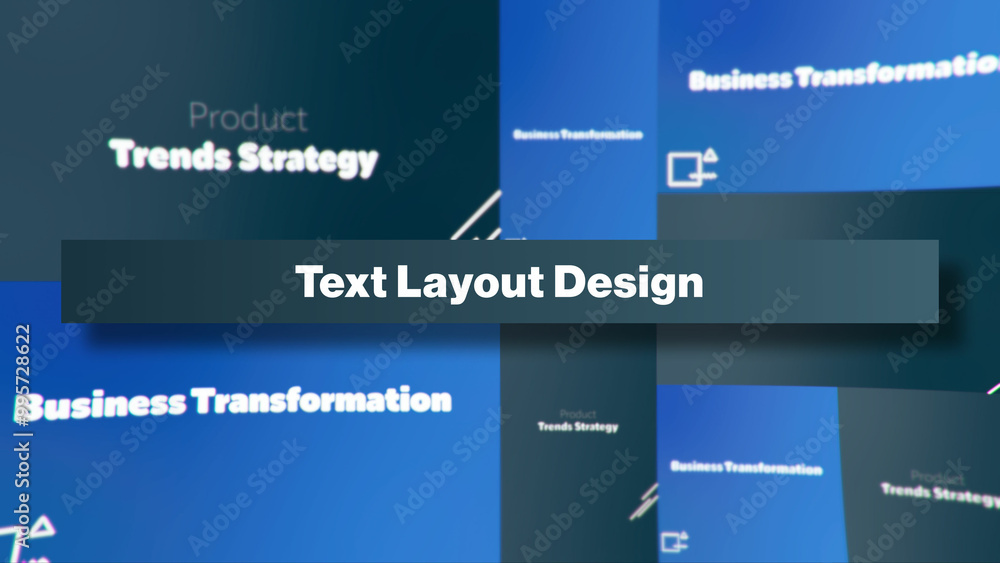 Text Layout Design | Multi-Resolutions and Color Control Panel Stock ...