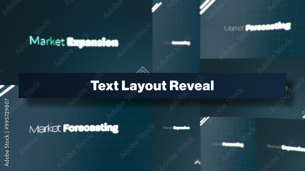Text Layout Reveal | Multi-Resolutions and Color Control Panel Stock ...