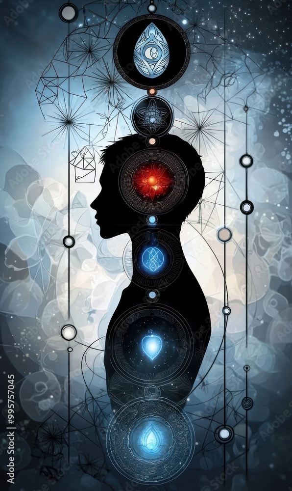 Spiritual alignment: chakra energy centers, vital for connecting body ...