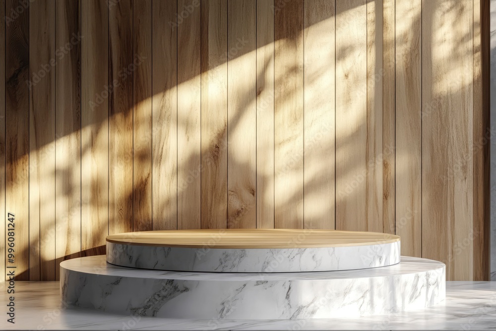 Kitchen podium background food product stand table pedestal display ...