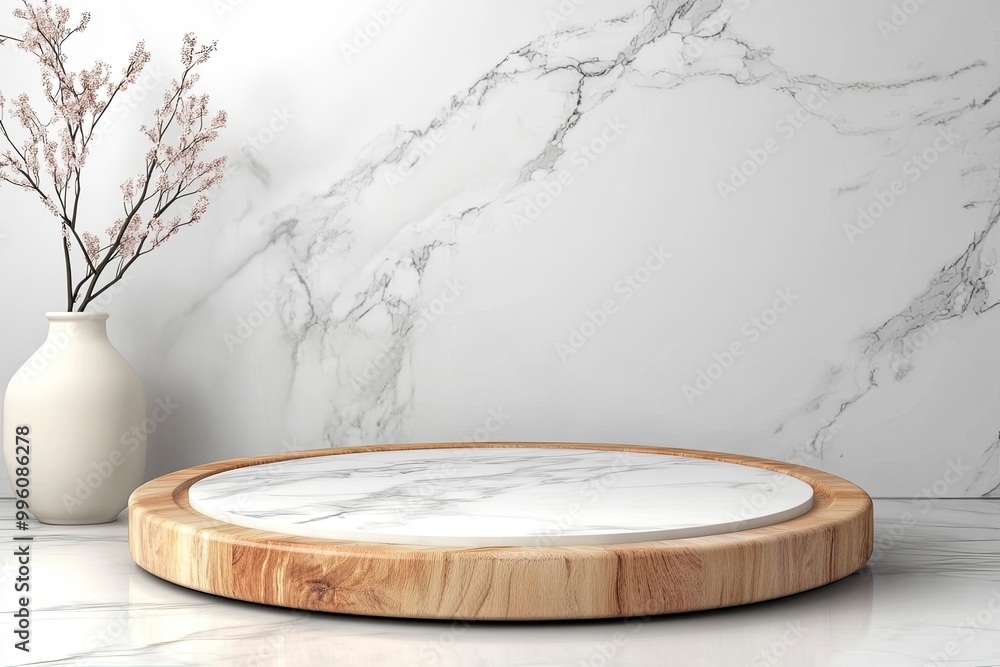 Kitchen podium background food product stand table pedestal display ...