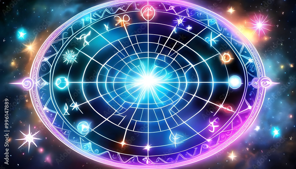 Zodiac Sign - Gemini: Symbolism and Characteristics Stock Illustration ...