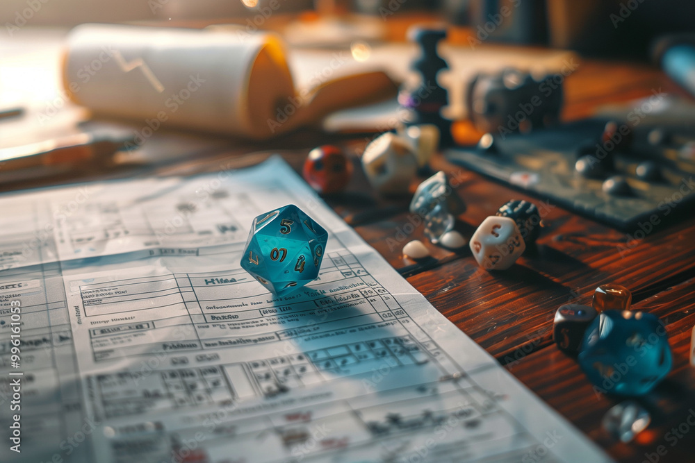 Role Playing Character Sheet with Magical Abilities and Character ...