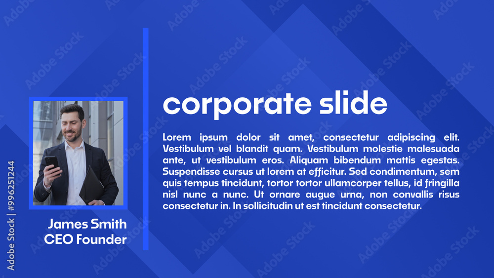 Corporate Slide | Vibrant and Eye-Catching Text Graphics for Corporate ...