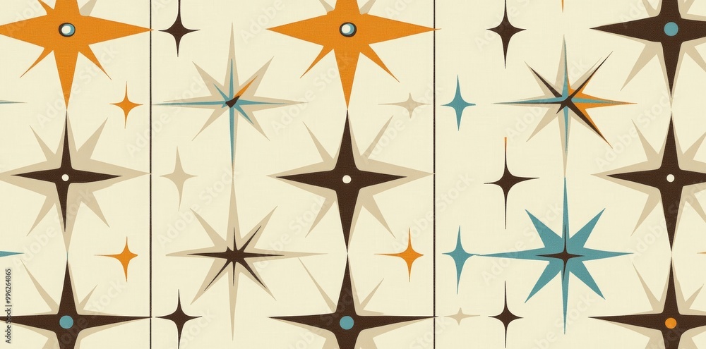 An eclectic collection of vintage textures from the 1950s. 16 seamless ...