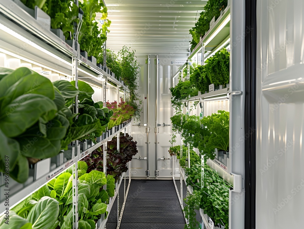Repurposed Shipping Container Turned into Compact Hydroponic Farm ...