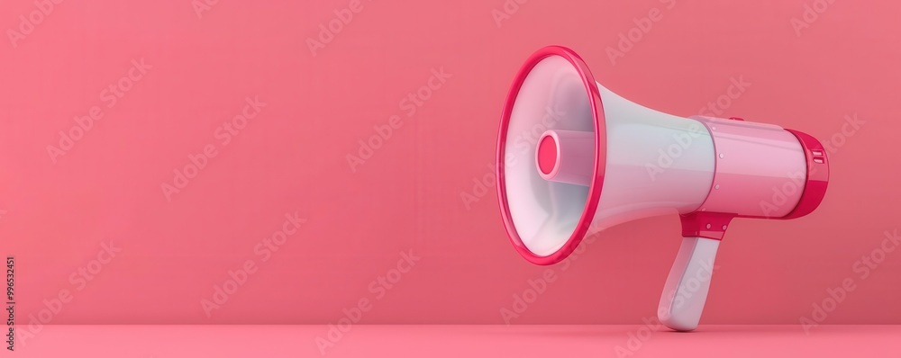 Marketing strategy, megaphone and target Clipart, pastel color 3D ...
