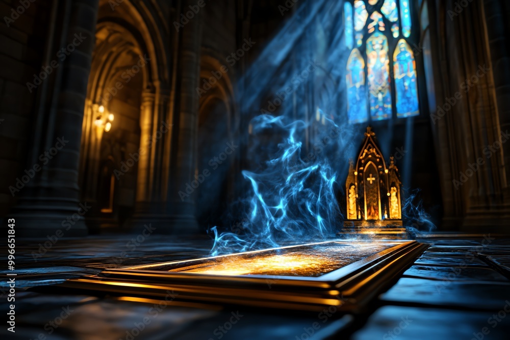Fantasy-style rendition of King JoÃ£o I and Queen Philippa's tombs ...