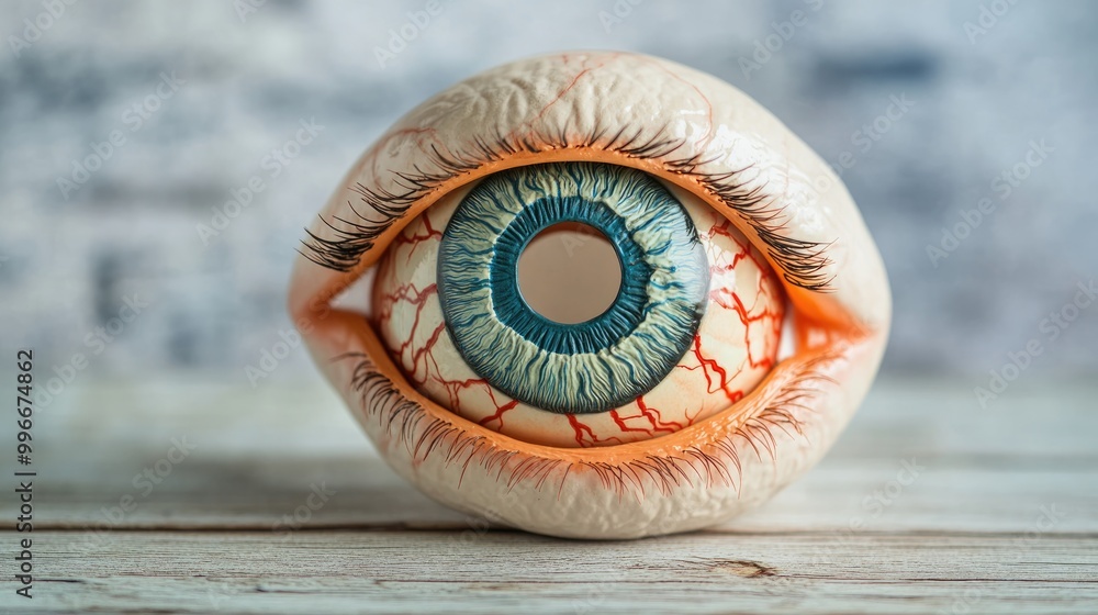 Detailed anatomical model of the eye Cross section of human eye anatomy ...