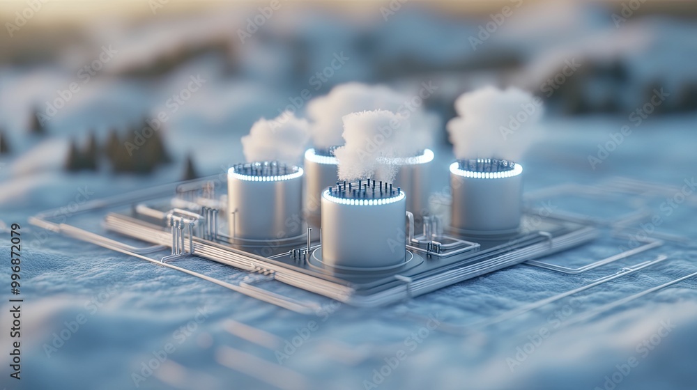 Geothermal Power Design, geothermal power systems and designs, set ...