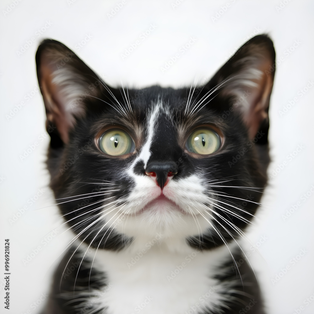 Bello Gato Tuxedo: El Clásico Blanco y Negro Perfecto para Amantes de ...